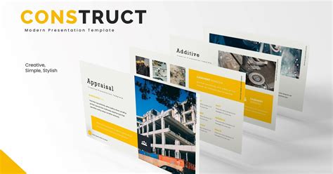 Строительство — Шаблон Keynote Шаблоны презентаций Включая многоцелевой и партнеры Envato