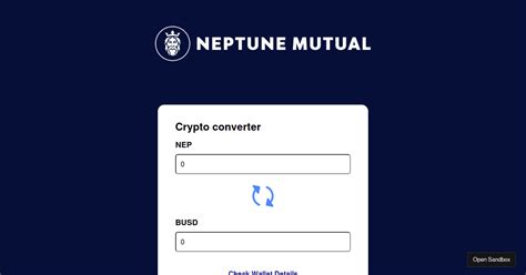 Converter Codesandbox