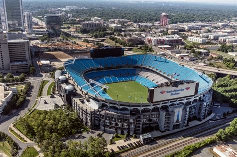 North Carolina Photos Aerial View Of Bank Of America Stadium Home Of