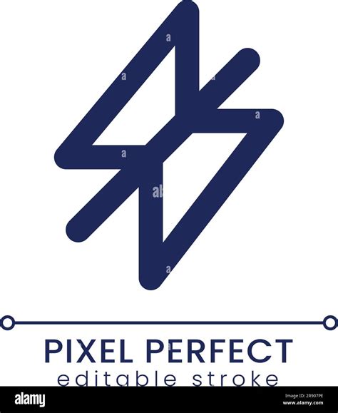Silent Mode Pixel Perfect Linear Ui Icon Stock Vector Image Art Alamy