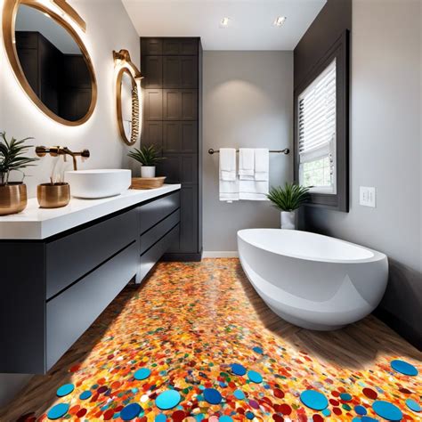 23 Innovative Epoxy Bathroom Floor Ideas For Your Home Decor Inspiration
