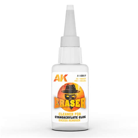 Ak Interactive Eraser Cleaner For Cyanoacrylate Excess Remover