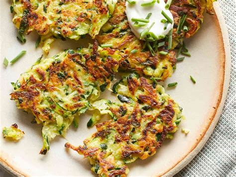Zucchini Fritters Healthy Zucchini Fritters The Yummy Bowl