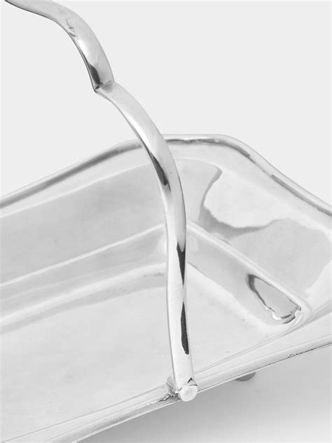 Silver 1900s Silver Plated Tray By Antique And Vintage Abask