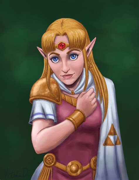 Oc Finished Up A Link To The Past Princess Zelda Fan Art This Week Art By Me Rzelda