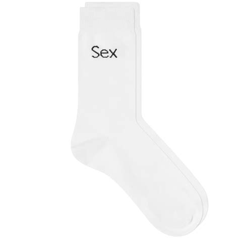 More Joy Sex Socks White End Hk