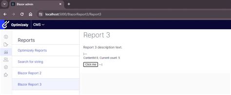 blazor components in optimizely cms admin edit interface