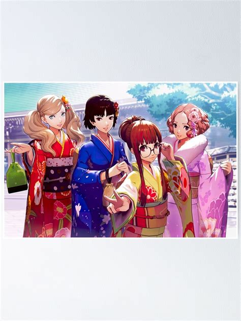 Ann Makoto Futaba Haru Persona Poster For Sale By Ducdreamer Redbubble