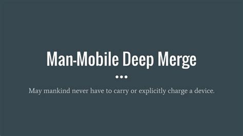 Man Mobile Deep Merge Vinod Desai Pdf Smartphones Consumer