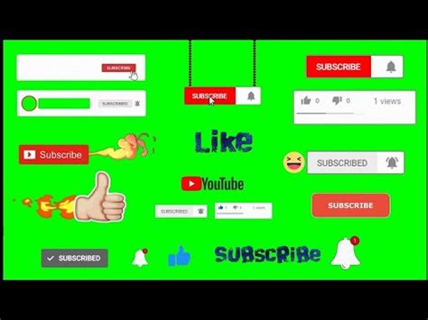Top 10 Youtube Subscribe Button Free Download YouTube