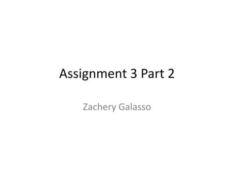 assignment 3 part 2 ppt