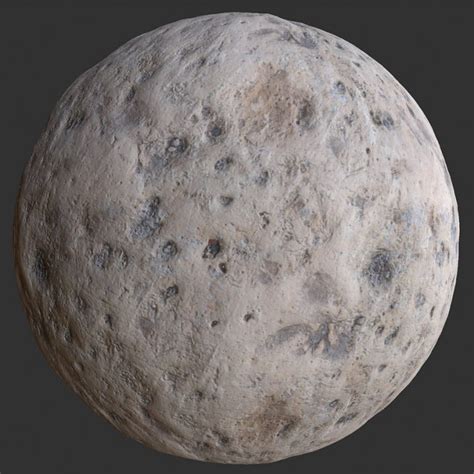 Marked Limestone Rock PBR Material Texture Download
