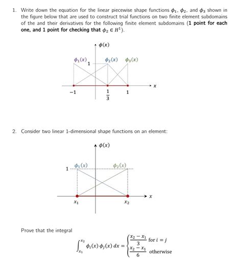 Solved Write Down The Equation For The Linear Piecewise