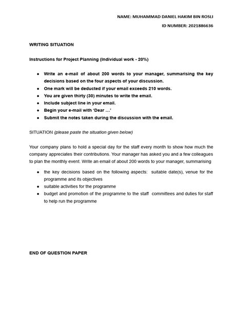 Muhammad Daniel Hakim Bin Rosli Assesment 3 Exercise Pdf