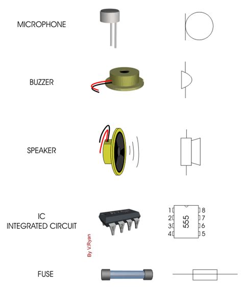 Wineyardbabes ELECTRONIC COMPONENTS AND SYMBOLS
