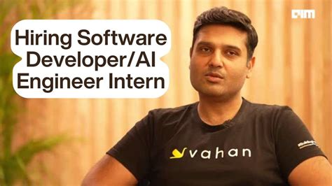 Vahan Off Campus 2025 Hiring Software Dev Ai Engineer Intern