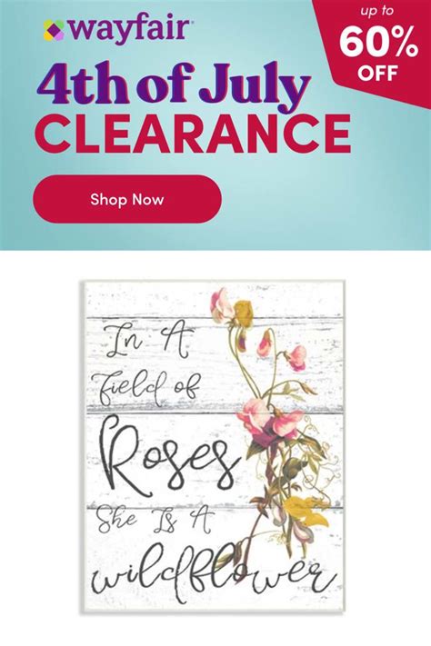 August Grove® Be A Wildflower Cursive Typography By Daphne Polselli Textual Art Print