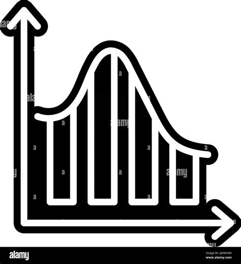 Graph Icon Black Vector Illustration Stock Vector Image And Art Alamy
