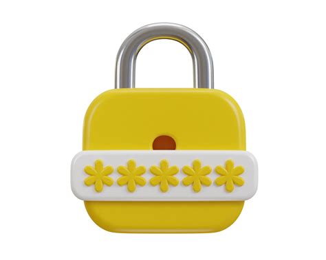 Padlock With Password Icon 3d Pin Code Password Icon 3d Render 47247544 Png