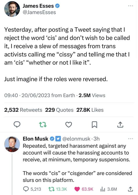 Musk Advierte Que El Prefijo «cis Será Considerado Un Insulto En