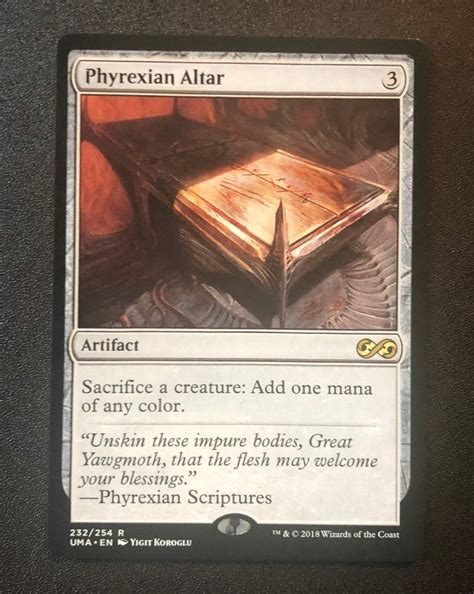 Phyrexian Altar Mtg Proxy Uma Proxy King