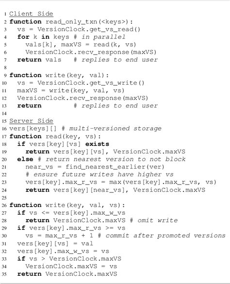 Figure 2 From Performance Optimal Read Only Transactions Semantic Scholar