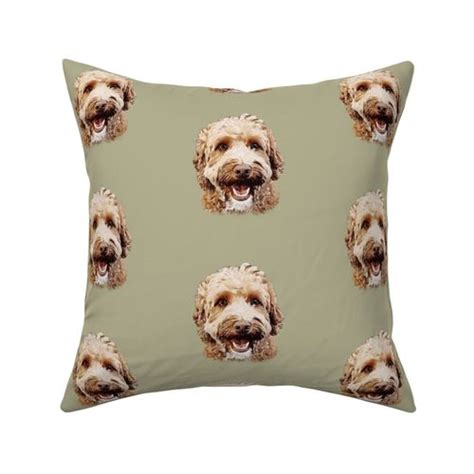 Golden Cockapoo Doodle Fabric Spoonflower