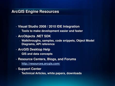 Ppt Writing And Deploying Your First Applications For Arcgis Engine