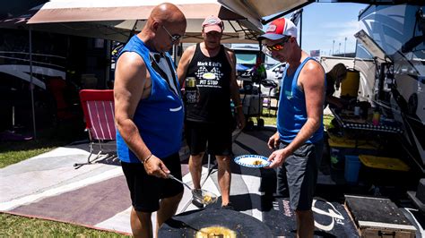 Faces In The Crowd Nascar Fans Enjoy Tailgating At Iowa Speedway