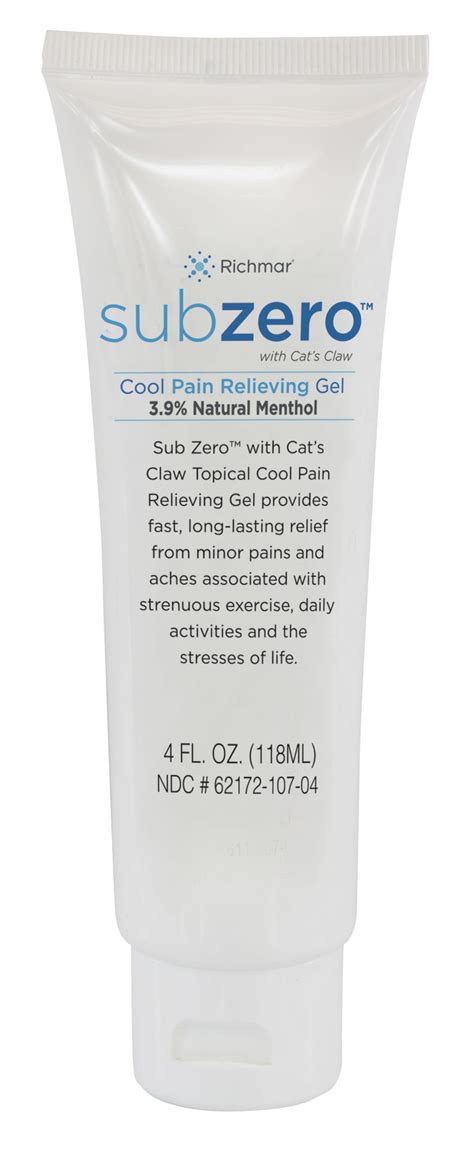 Sub Zero 4 Oz Tube Spectrum Medical