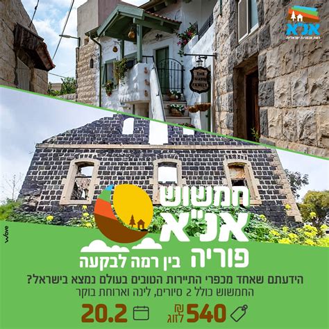 חמשוש אנא פוריה בין רמה אנא רשת אכסניות ישראליות Facebook