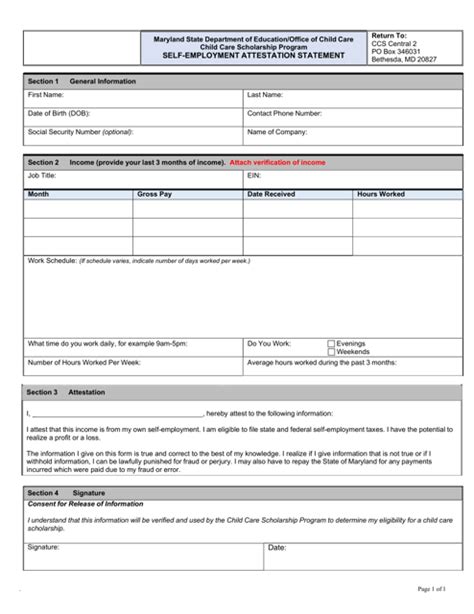 Attestation Statement Templates Pdf Download Fill And Print For Free