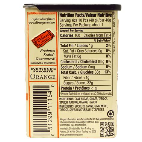 Chimes Ginger Chews Orange 2 Oz 56 7 G IHerb