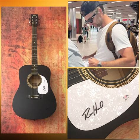 psa pelago chasing after you ryan hurd signed acoustic guitar proof