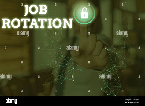 Conceptual Hand Writing Showing Job Rotation Concept Meaning The