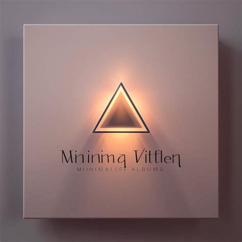 A Plain Cover With A Small Centered Triangle And The Album Title Below