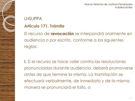 Ley Nacional Del Sistema Integral De Justicia Para Adolescentes Ppt