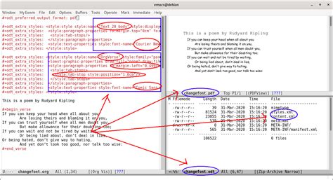 Org Mode Org Odt Export Edit Text Body Style Font Emacs Stack