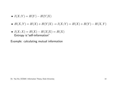 Lecture 2 Entropy And Mutual Information Ppt