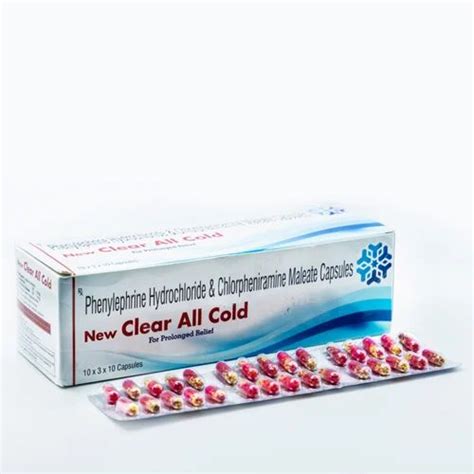 New Clear All Cold Phenylephrine Hydrochloride Chlorpheniramine Maleate