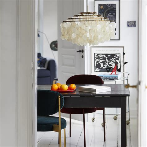 Verpan Fun 10dm Pendant Brass And Mother Of Pearl Andlight