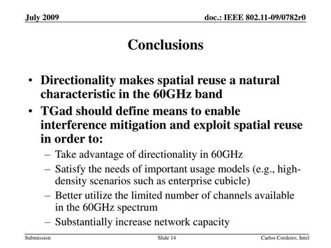 PPT Spatial Reuse And Interference Mitigation In GHz PowerPoint Presentation ID
