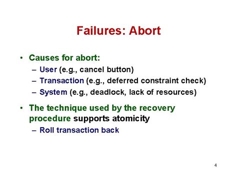 Implementing Atomicity And Durability Chapter 25 1 System