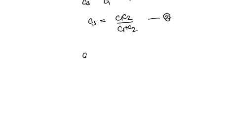 Solved Two Capacitors Give An Equivalent Capacitance Of Cp When Connected In Parallel And An