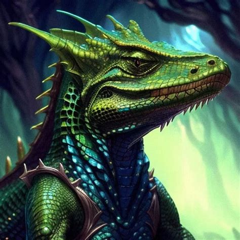 Lizardfolk Color Free Ai Art Generator
