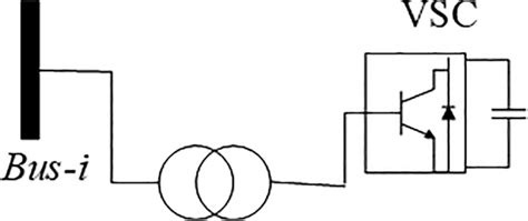 Schematic Illustration Of Statcom Connected To The Bus Statcom Static Download Scientific