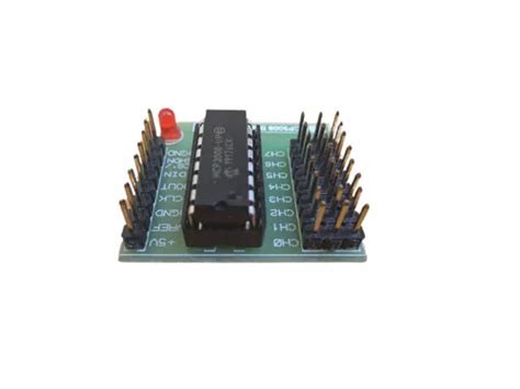 Sciencelab Technosolutions S1mcp3008 Mcp3008 Breakout Board With Mcp3008 Ic For Electronics At
