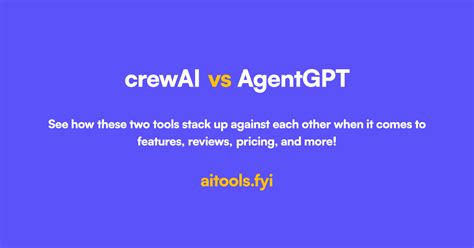 Crewai Vs Agentgpt Comparison Of Ai Tools