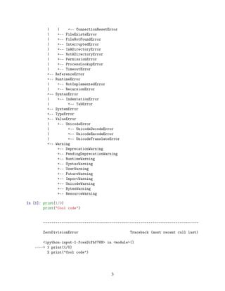 Exception Handling In Python PDF