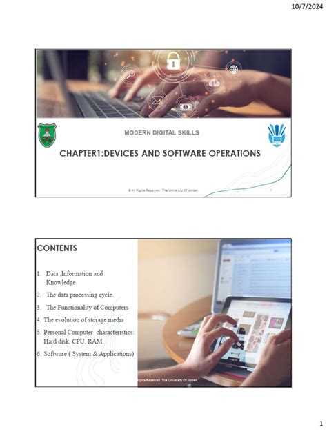 Chapter 1 Pdf Computer Data Storage Operating System